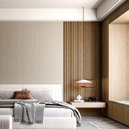 OEM/ODM Rich Color Home Decoration WPC Wall Panels Interior Irregular ...